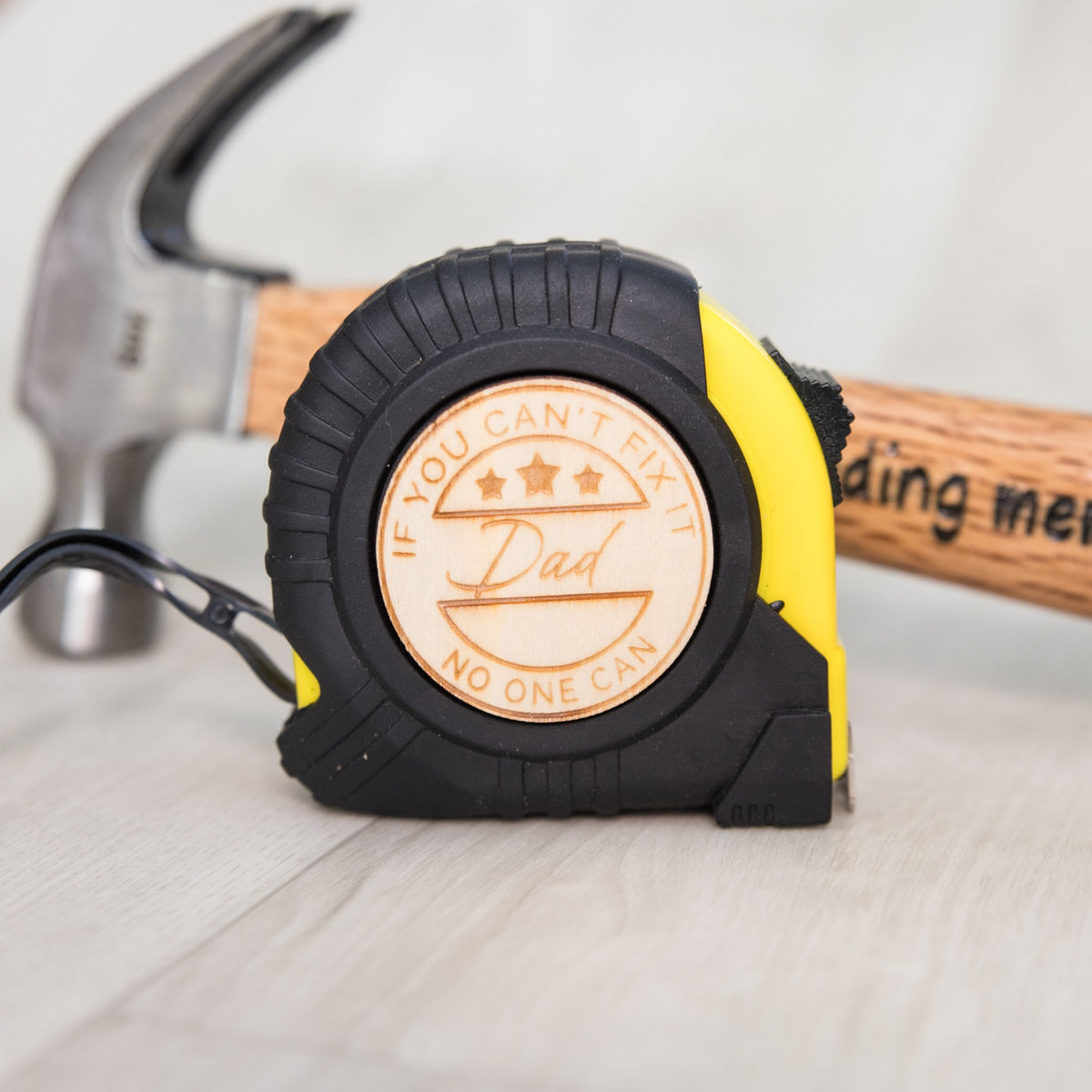 Engraved Hammer and Tape Measure Set – Uniquely You NZ