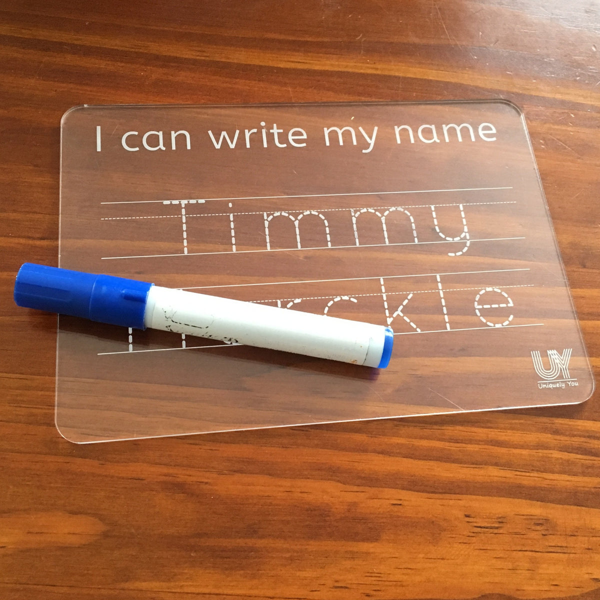 Wipe Clean Name Board – Uniquely You NZ