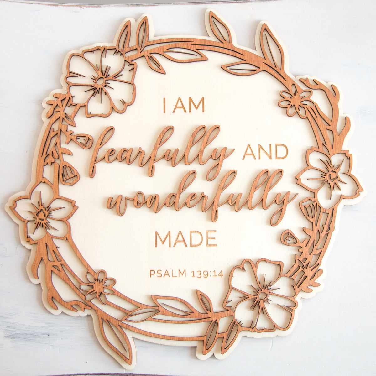 'Wonderfully Made' Layered Plaque – Uniquely You NZ